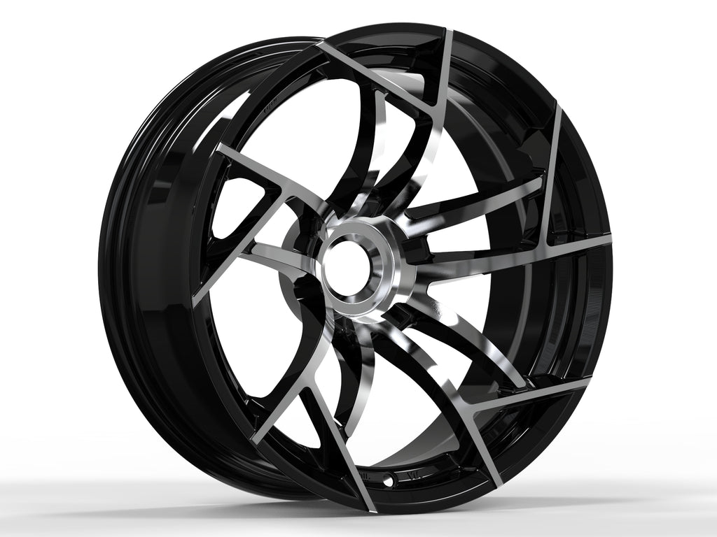 FURY BLACK AND MACHINED (SOLD AS A 3 WHEEL SET) – PPA Wheels
